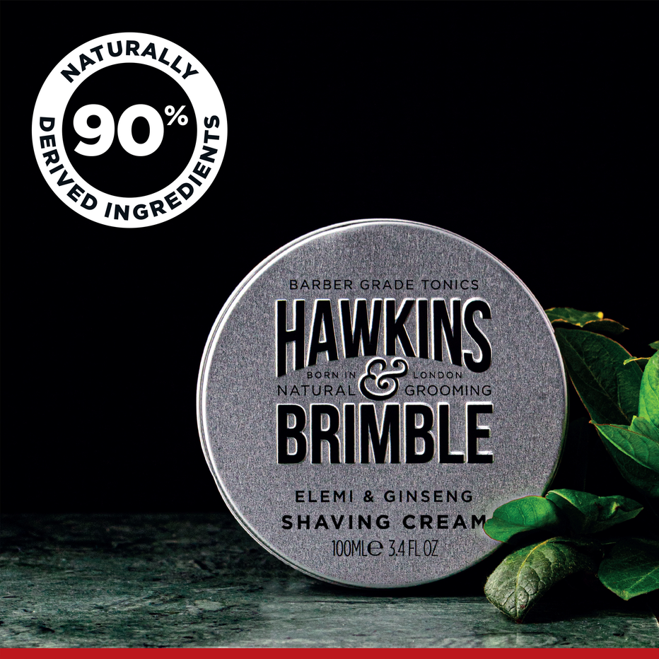 Shaving Cream | Made in UK with Natural Ingredients Hawkins & Brimble ...